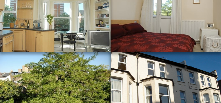 Two-bedroom luxury garden apartment to let in central Wimbledon, London ...